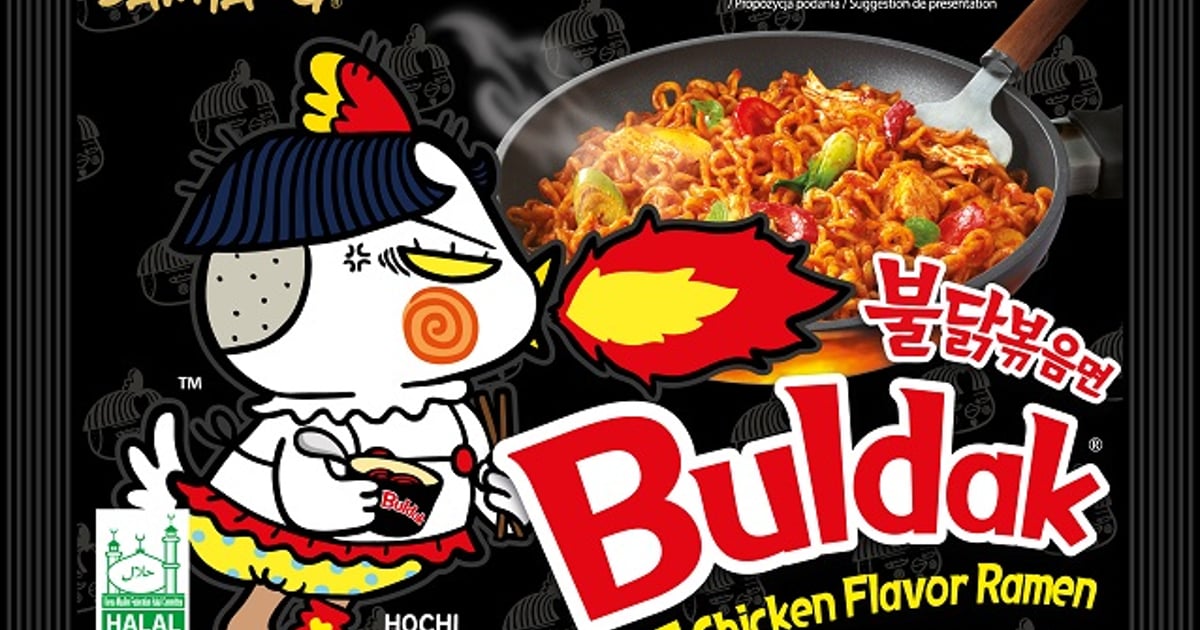 Buldak hot chicken ramen instant tészta