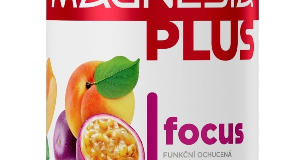 Magnesia Plus Focus sárgabarack-maracuja-ginzeng ízű szén-dioxiddal ...