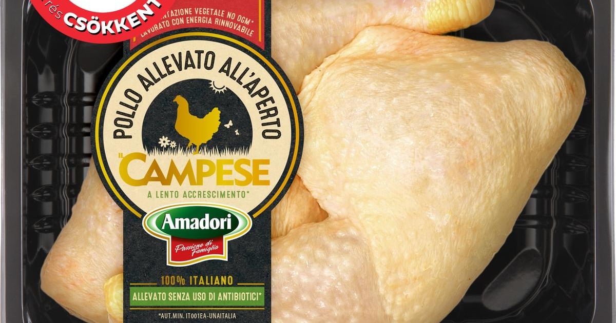 Amadori Campese- Egész csirke comb, szabad tartású