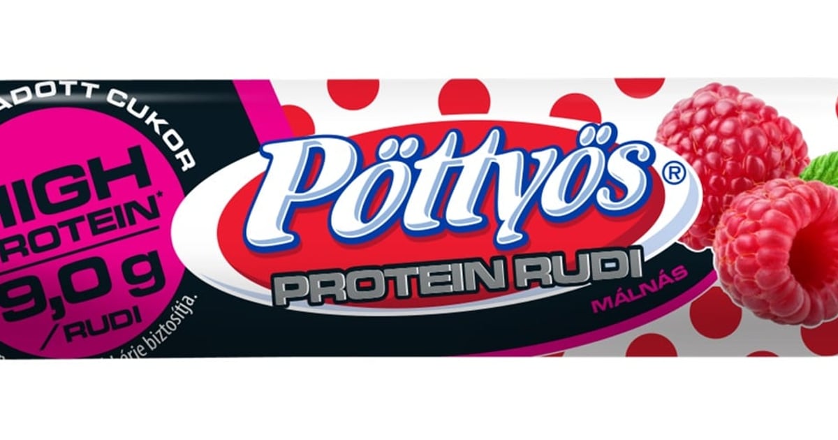 Pöttyös Málnás protein rudi