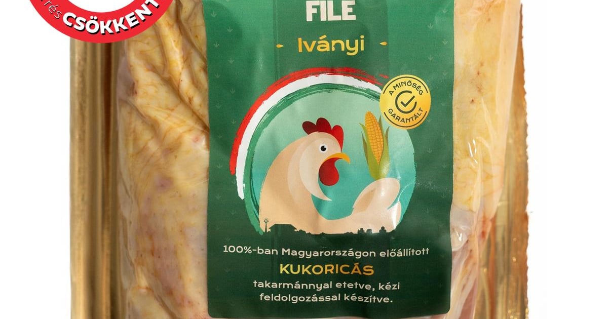 IVÁNYI kukoricás csirke combfilé bőrös
