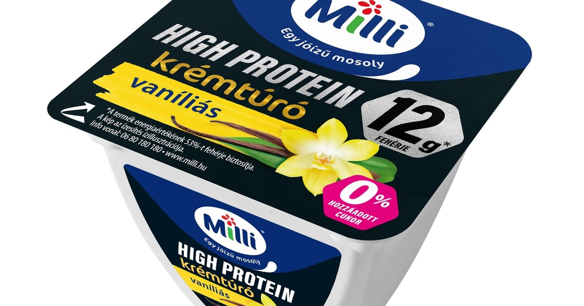 Milli Protein vaníliás krémtúró