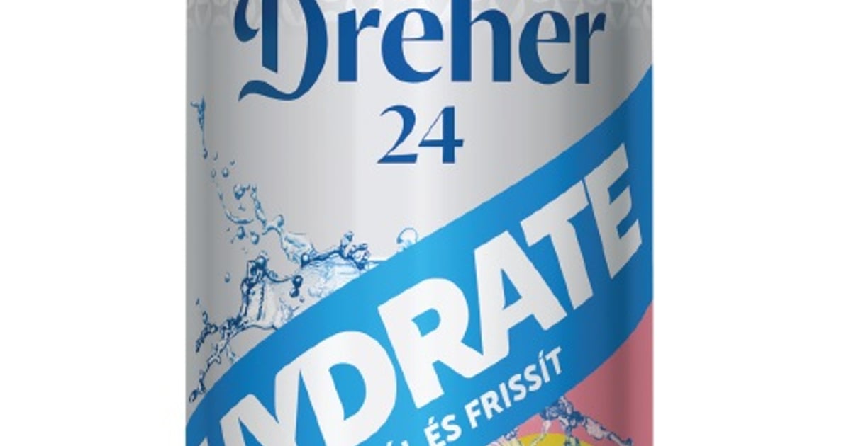 Dreher 24 Hydrate alkoholmentes világos sör és licsi-citrom ízű ital ...