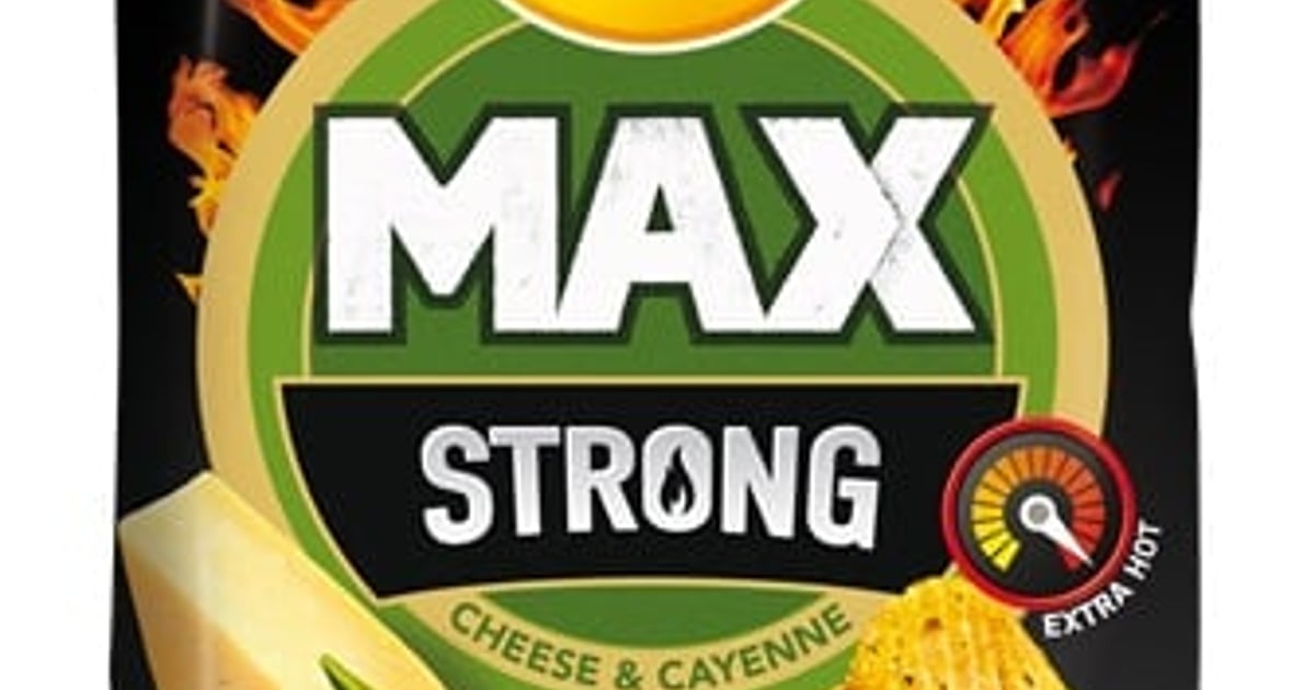 Lay's Strong Cayenne & Cheese - Sajt és csípőspaprika ízű burgonyachips