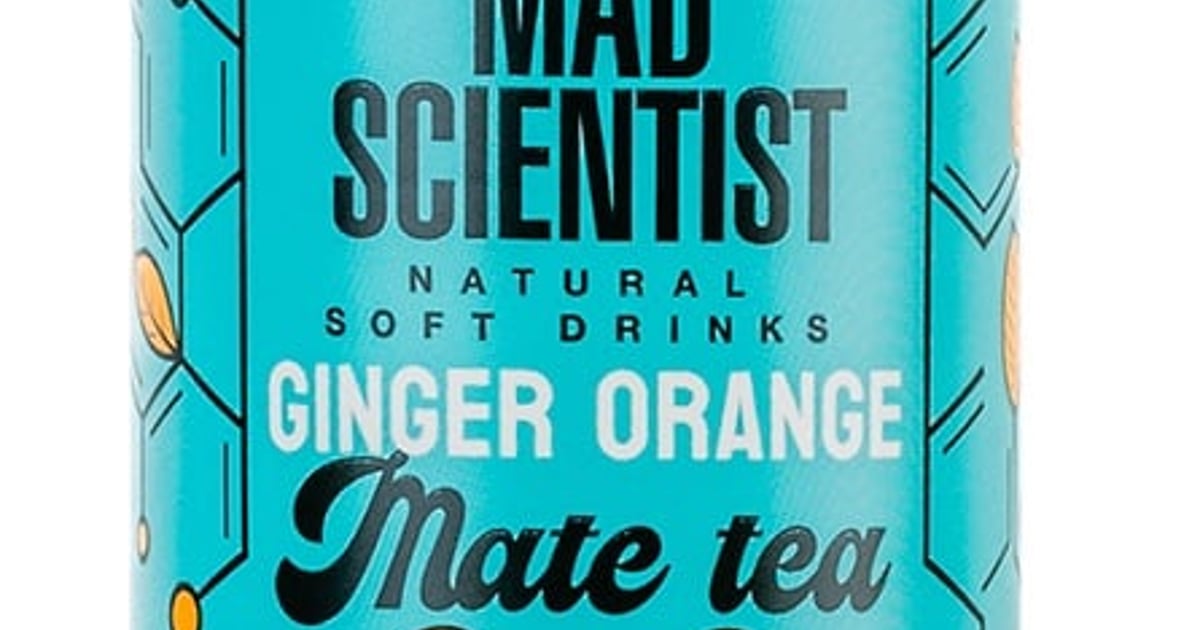 Mad Scientist - Ginger Orange Mate Tea - Koffeines Mate tea üditő ...