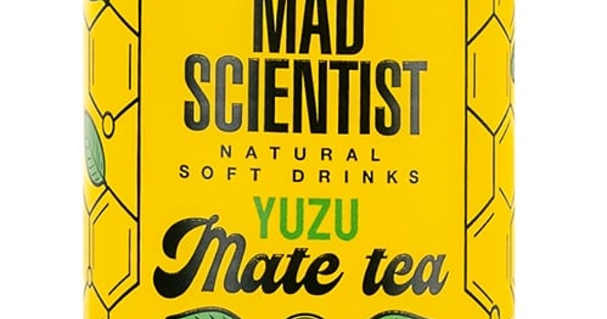 Mad Scientist - Yuzu Mate Tea - Koffeines Mate tea üditő yuzuval