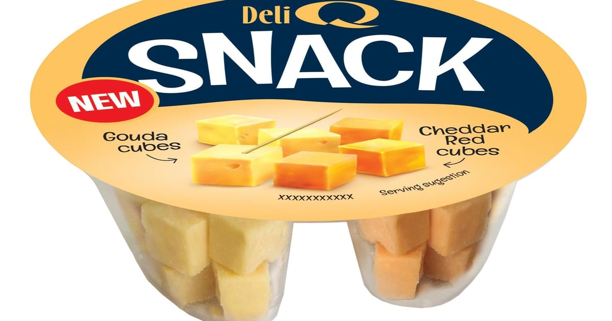 Deli Q Snack Gouda és red cheddar kockák
