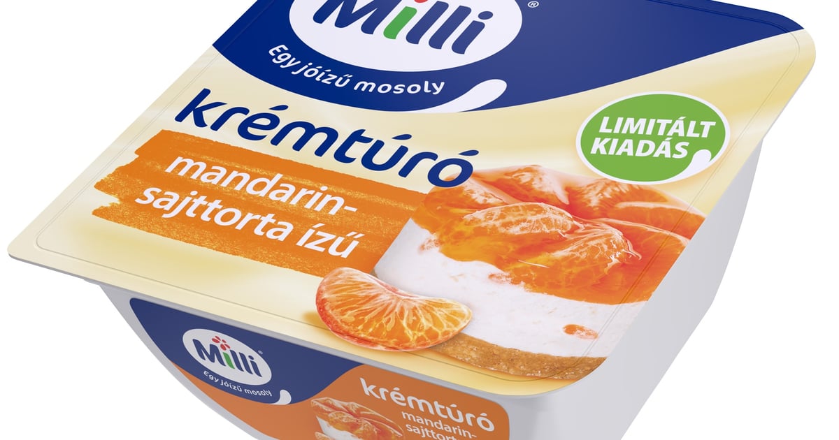 Milli mandarinos sajttorta krémtúró
