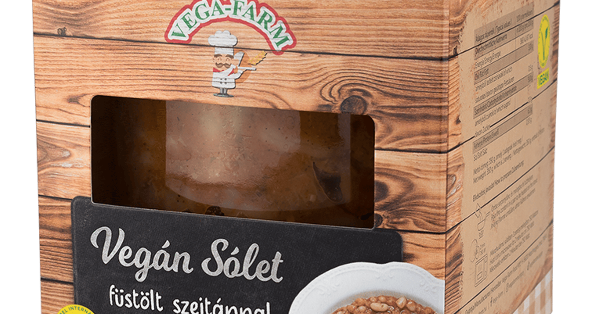 Vega-Farm Vegán sólet füstölt szejtánnal
