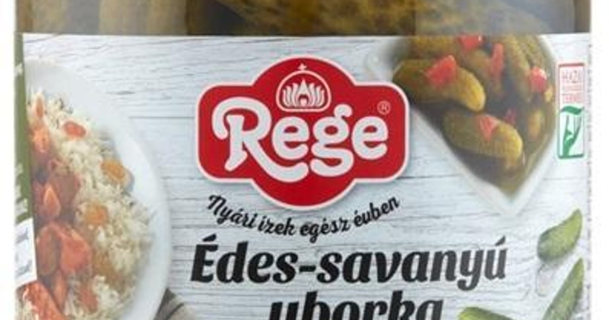 Rege Édes-savanyú uborka savanyúság 3-6 cm (680 g)