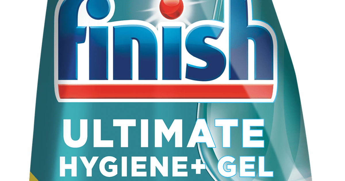 Finish Ultimate Hygiene+ gépi mosogatógél, Lemon