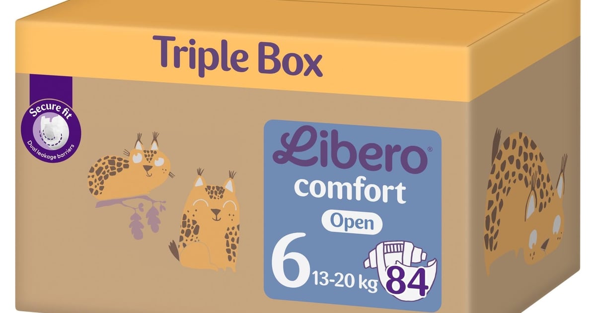 Libero Comfort 6 TRIPLE BOX nadrágpelenka 13-20 kg (6-os méret)