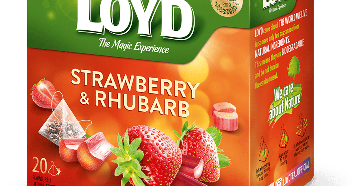 Loyd piramis tea Eper-Rebarbara