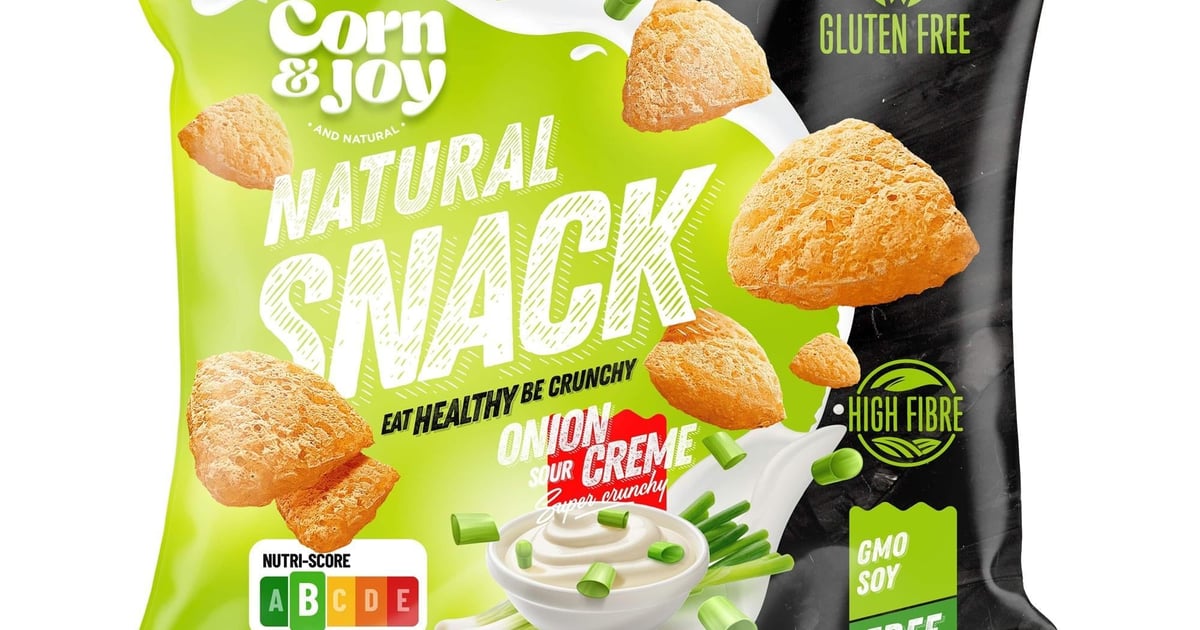 Corn&Joy hagymás tejfölös snack