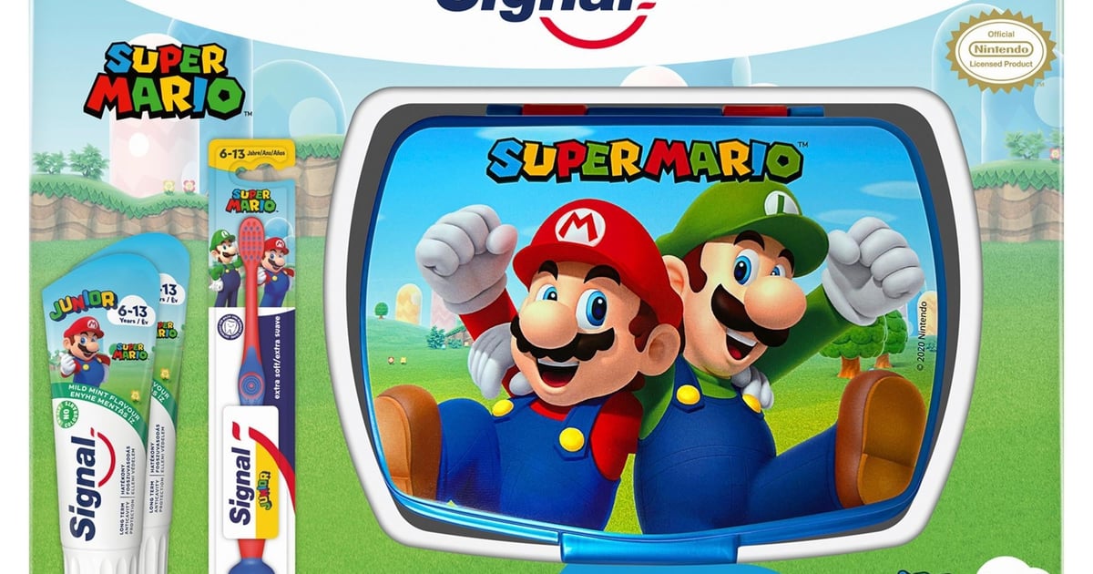 Signal Kids Super Mario ajándékcsomag uzsonnásdobozzal