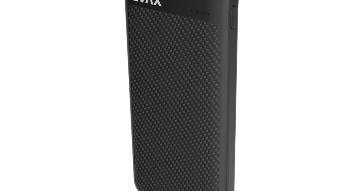 AVAX PB120 LIGHTY+ 20W 10.000mAh powerbank USB-C (PD 3.0) + 2×USB-A, fekete