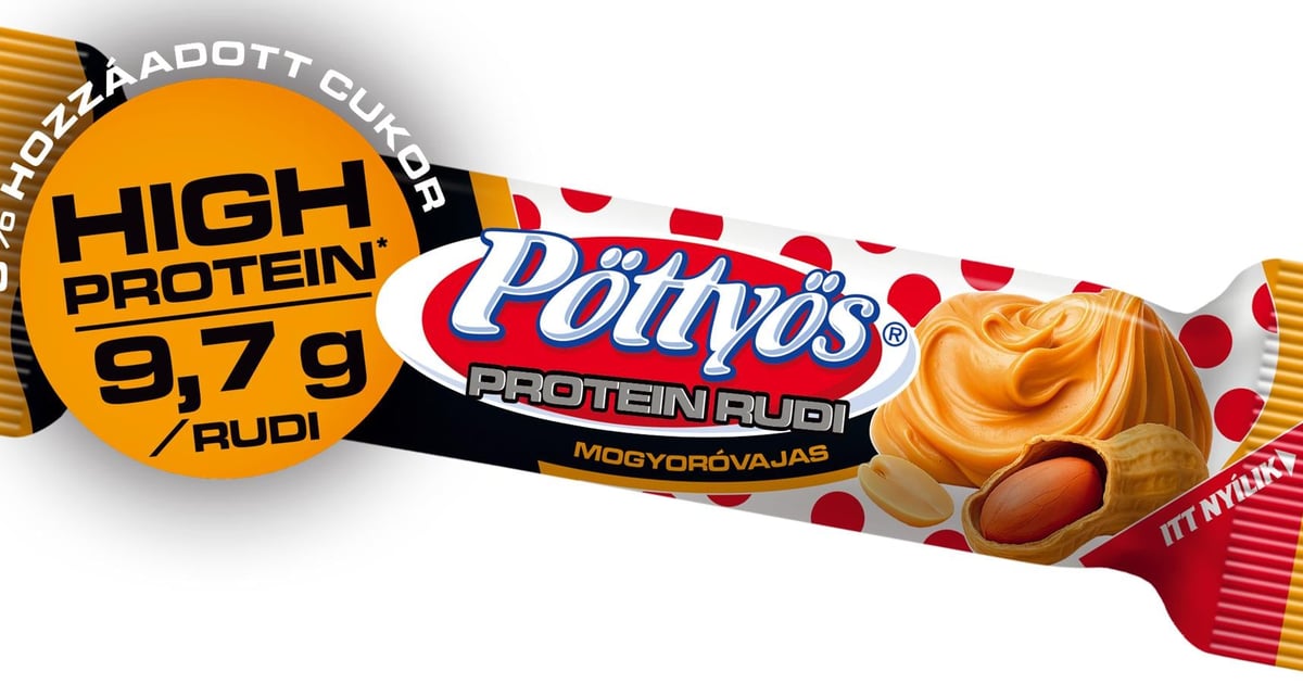 Pöttyös Mogyoróvajas protein rudi