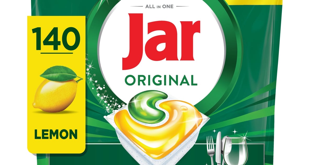 Jar Original All in One Mosogatókapszula Lemon, 140 db
