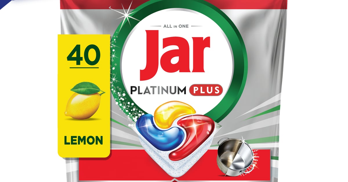 Jar Platinum Plus All in One Mosogatókapszula Lemon, 40 db