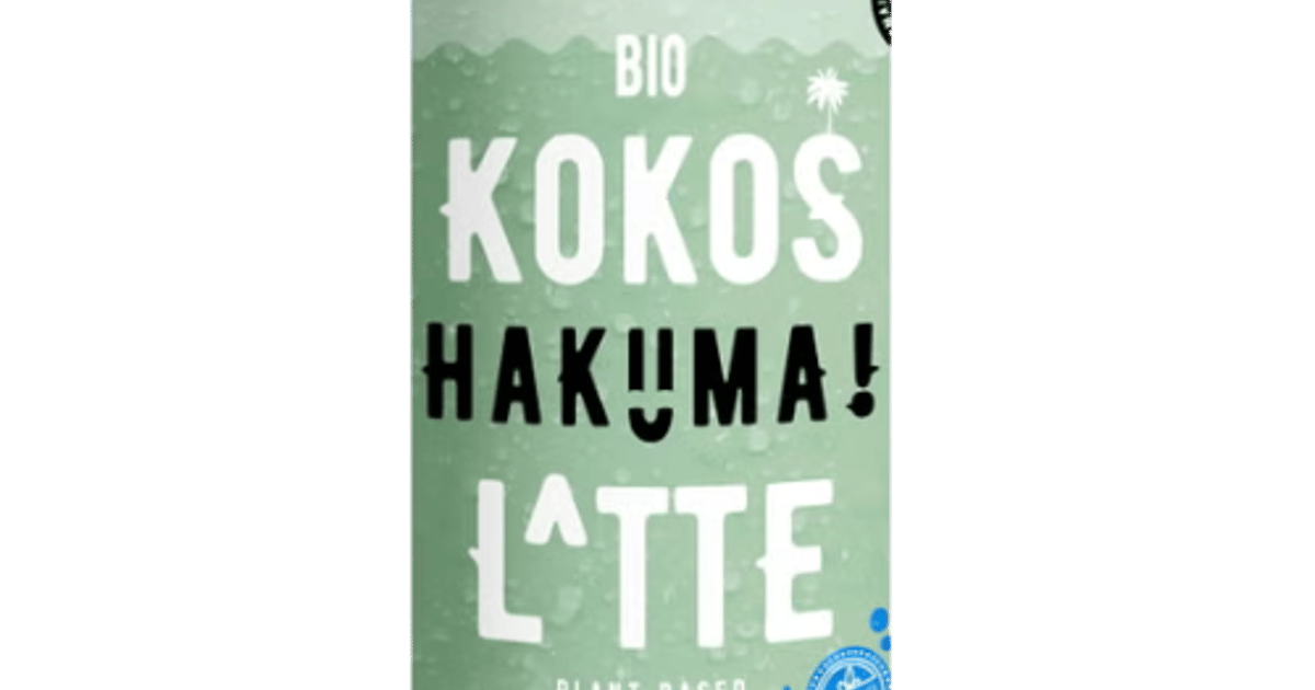 Hakuma Bio Kokos Latte - Kókusztejes Zabital Matchával