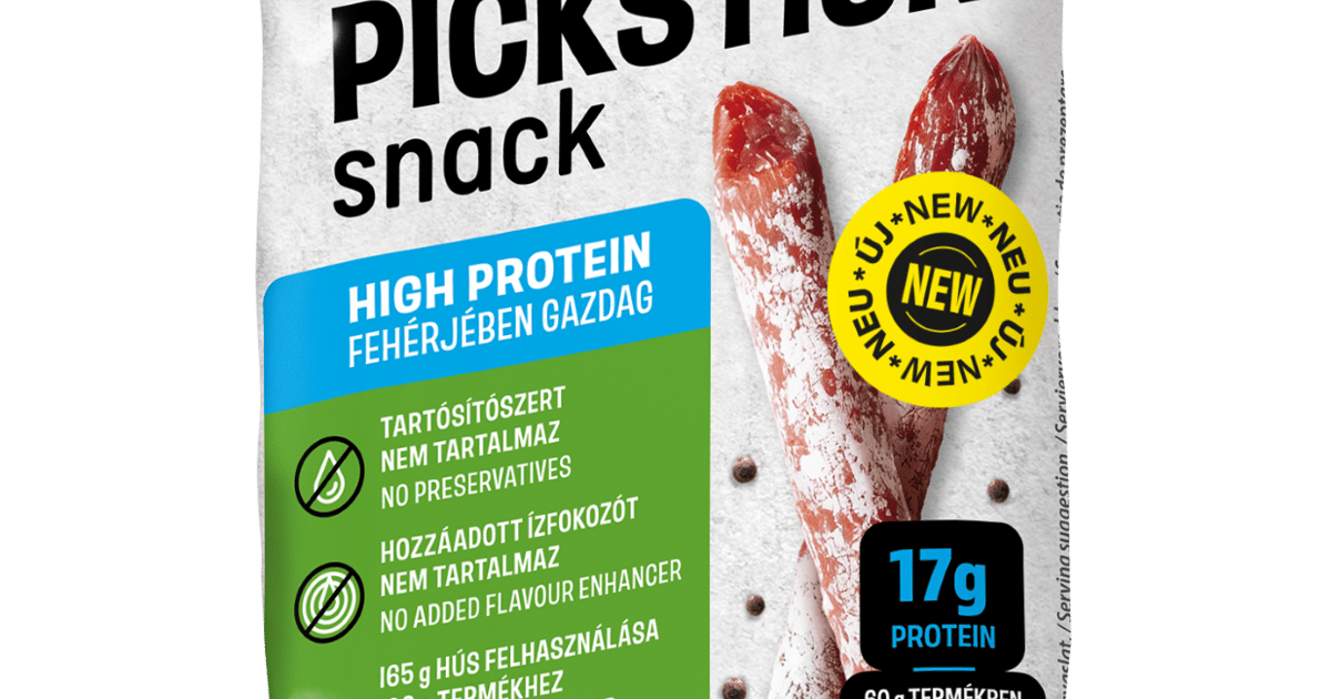 PICKSTICK SNACK CSEM. HIGH PROTEIN VG 60G