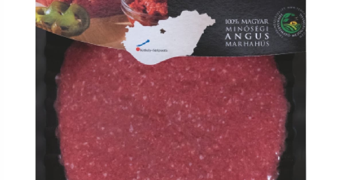 Terra Pannonia Angus marha Tatár Beefsteak