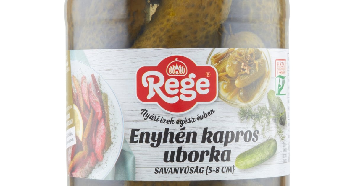 Rege Enyhén kapros uborka savanyúság (5-8 cm) (680 g)