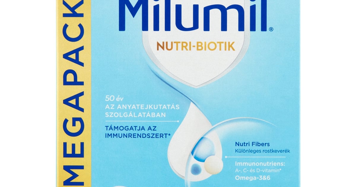 Milumil 2 tejalapú anyatej-kiegészítő tápszer 6 hónapos kortól