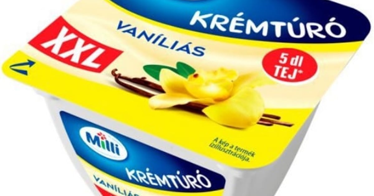 Milli XXL Vaníliás krémtúró