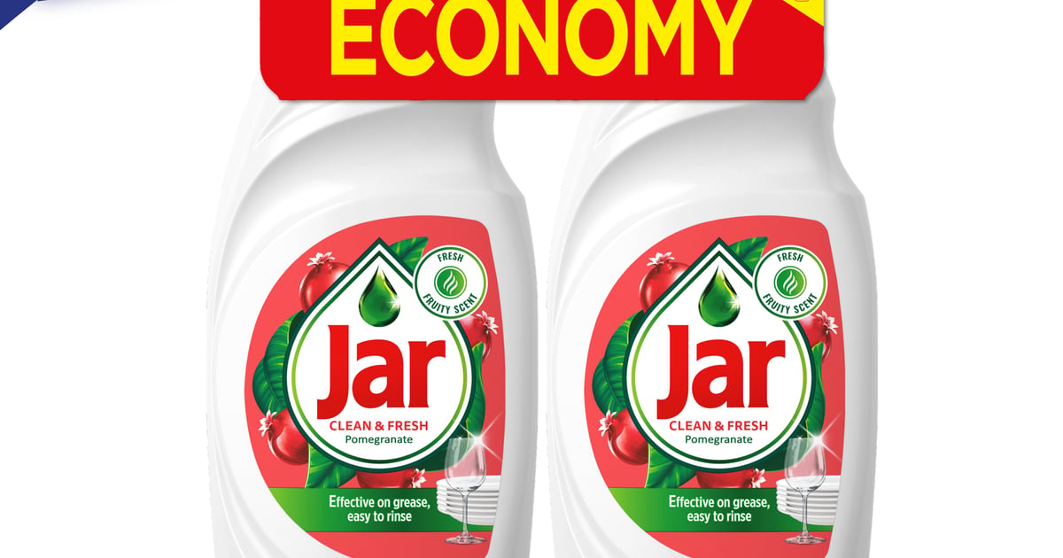Jar Clean & Fresh Mosogatószer Pomegranate Illatban, 2x900 ml