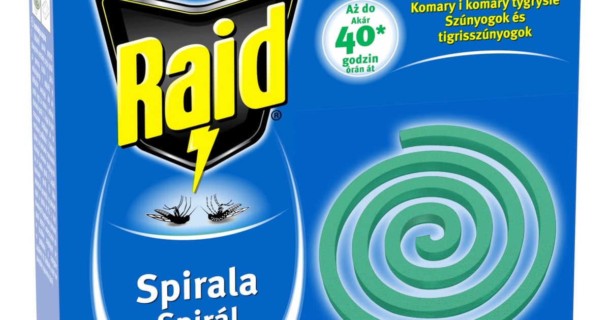 Raid® Szúnyogirtó spirál