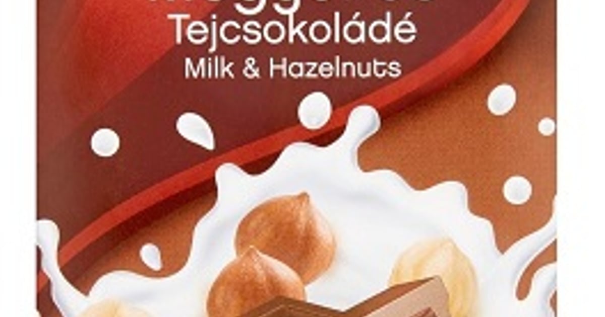 Torras Mogyorós tejcsokoládé hozzáadott cukor nélkül