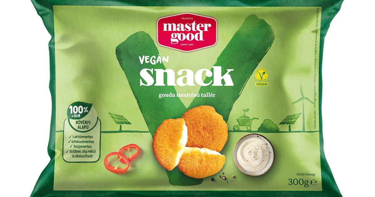 Master Good Vegán gouda ízesítésű tallér