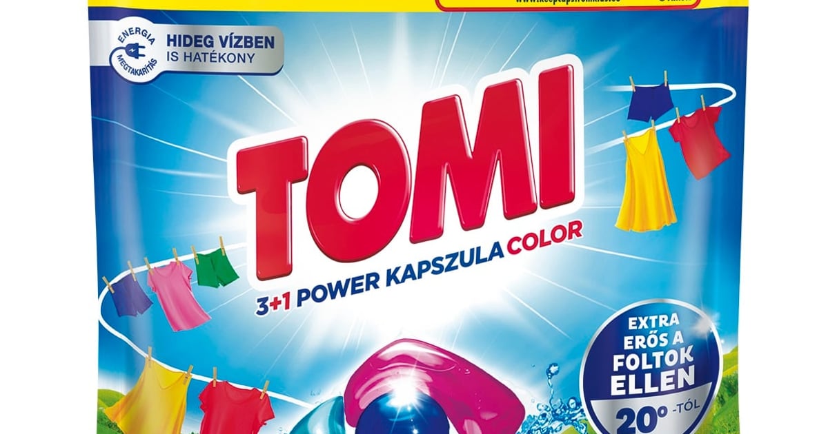Tomi Power Caps Color mosókapszula