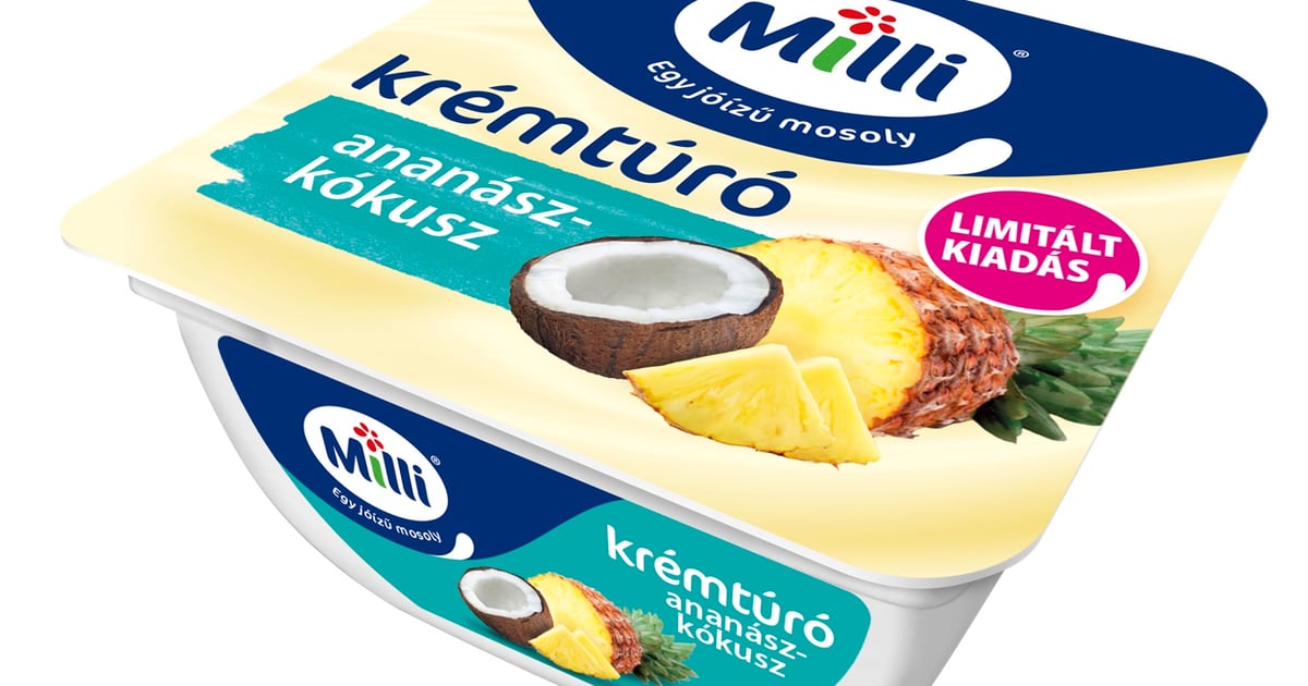 Milli Ananász-kókusz krémtúró