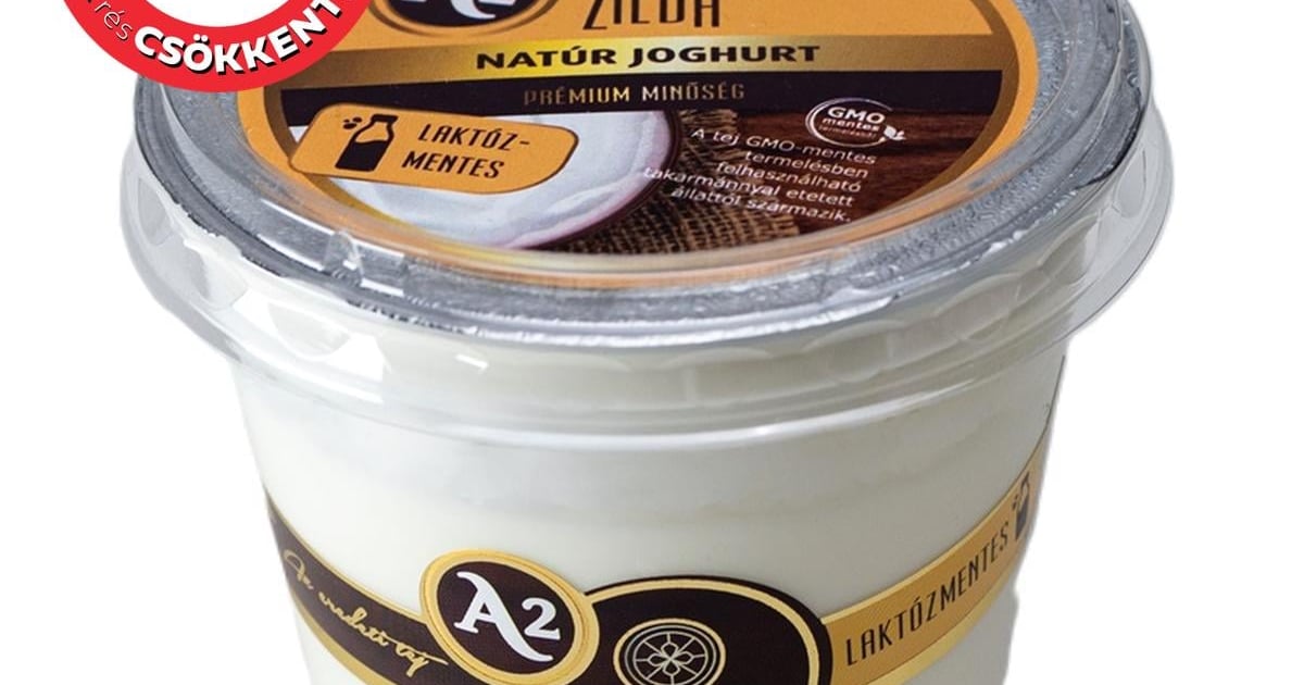 Zilda A2 Laktózmentes natúr joghurt