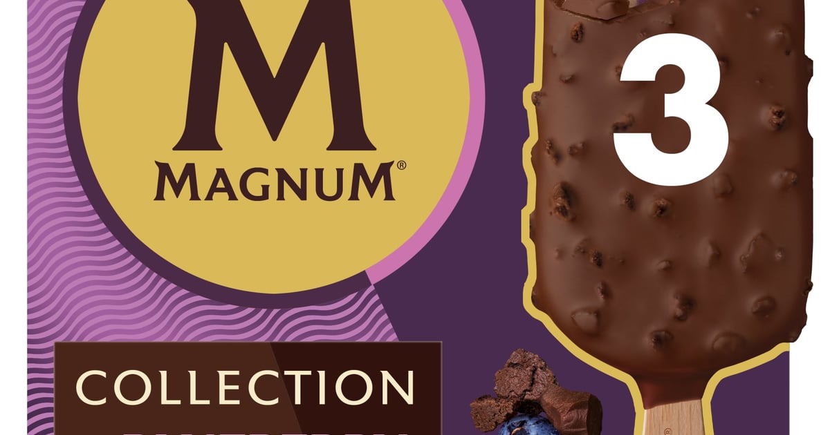 Magnum Multipack Jégkrém Vegan Blueberry Cookie (3x90ml)