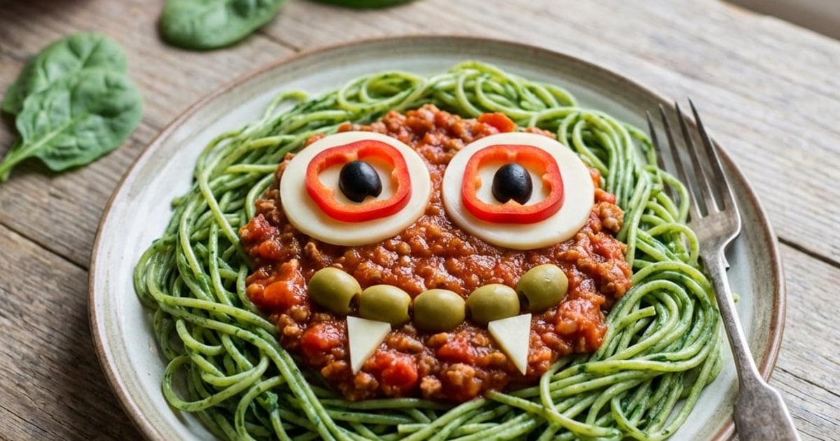 Spagetti szörnyeteg – Vidám gyerekbarát recept | Kifli.hu