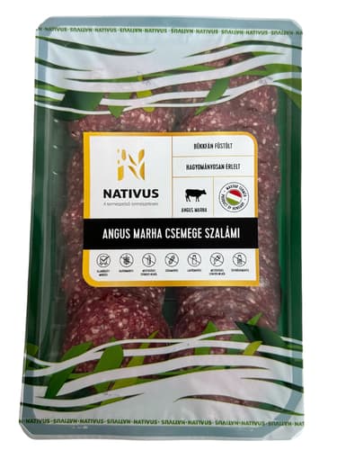 Nativus Angus marha csemege szalámi szeletelt