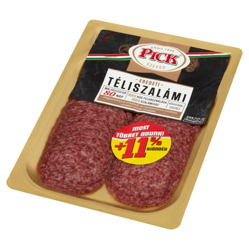 Pick téliszalámi szeletelt 70g + 11%