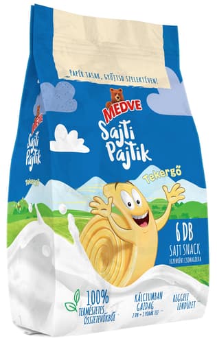 Medve Sajti Pajtik Tekergő sajt snack