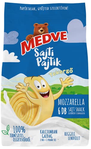 Medve Sajti Pajtik Tekergő sajt snack