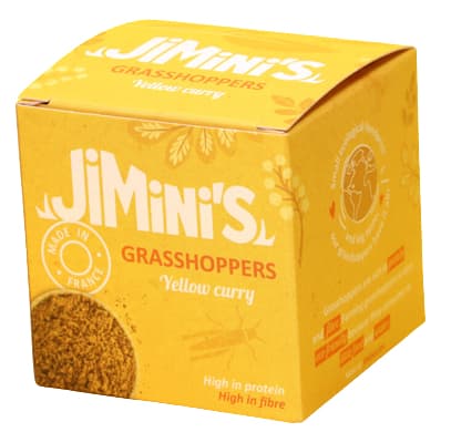 Jiminis Ehető sáskák curry fűszerezéssel