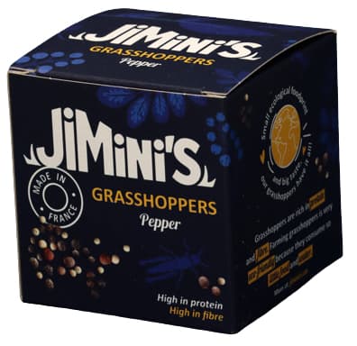 Jiminis Ehető sáskák fekete bors fűszerezéssel