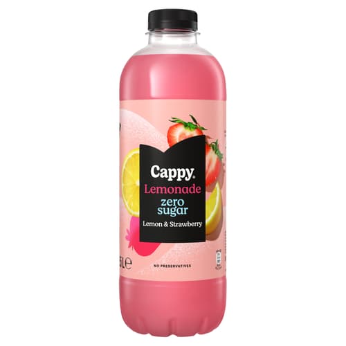 Cappy Lemonade szénsavmentes citromos üdítőital eperlével és ...