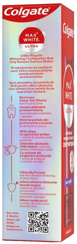 Colgate Max White Ultra Multiprotect fogfehérítő fogkrém